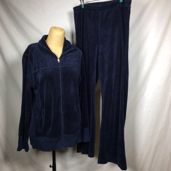 New York Laundry | Other | Nyl Womens Vintage Y2k Navy Blue Velour ...